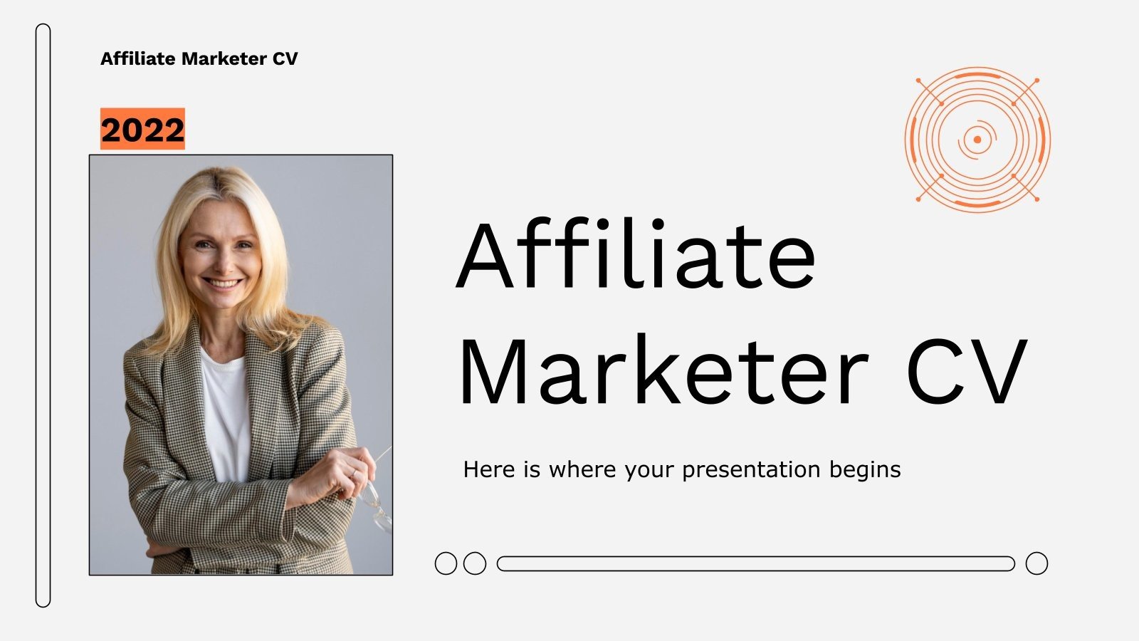 Affiliate Marketer CV Presentation