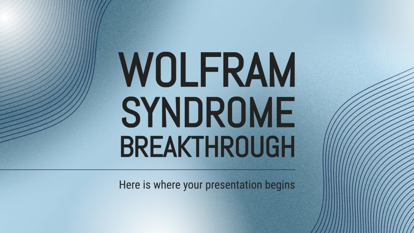 Wolfram Syndrome Breakthrough Presentation