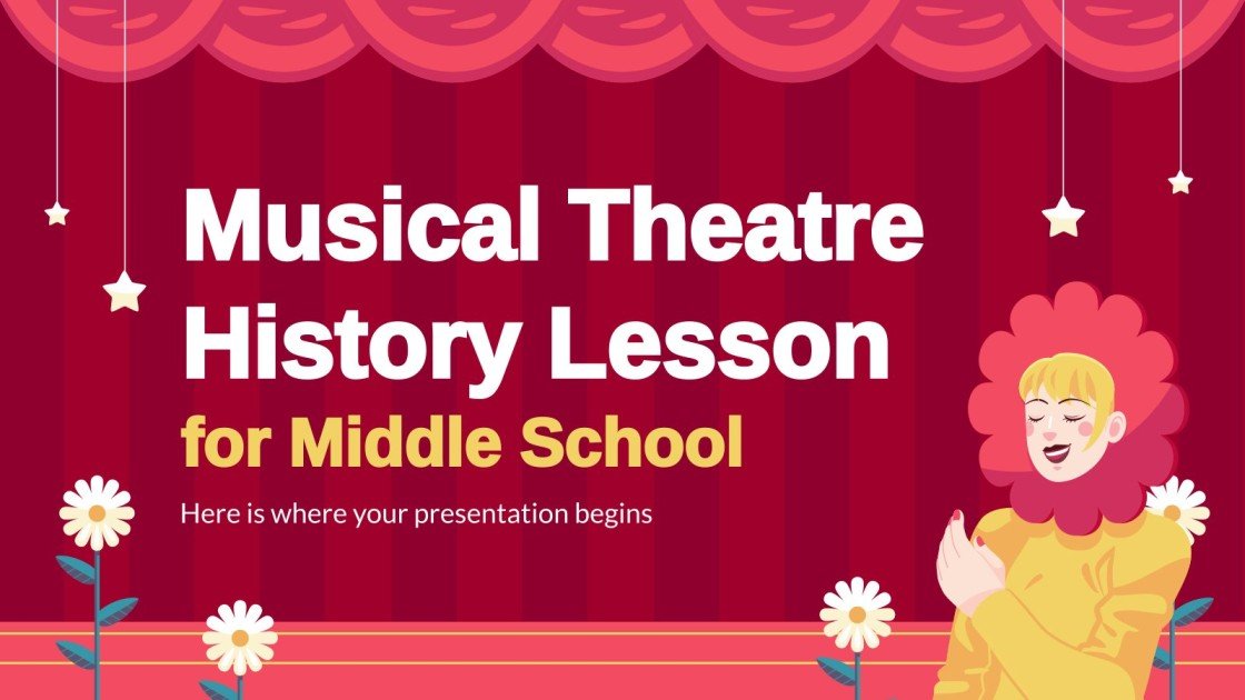 Free templates about theater for Google Slides and PowerPoint