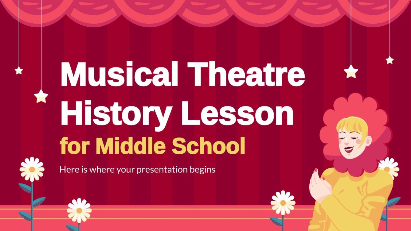 Free templates about theater for Google Slides and PowerPoint