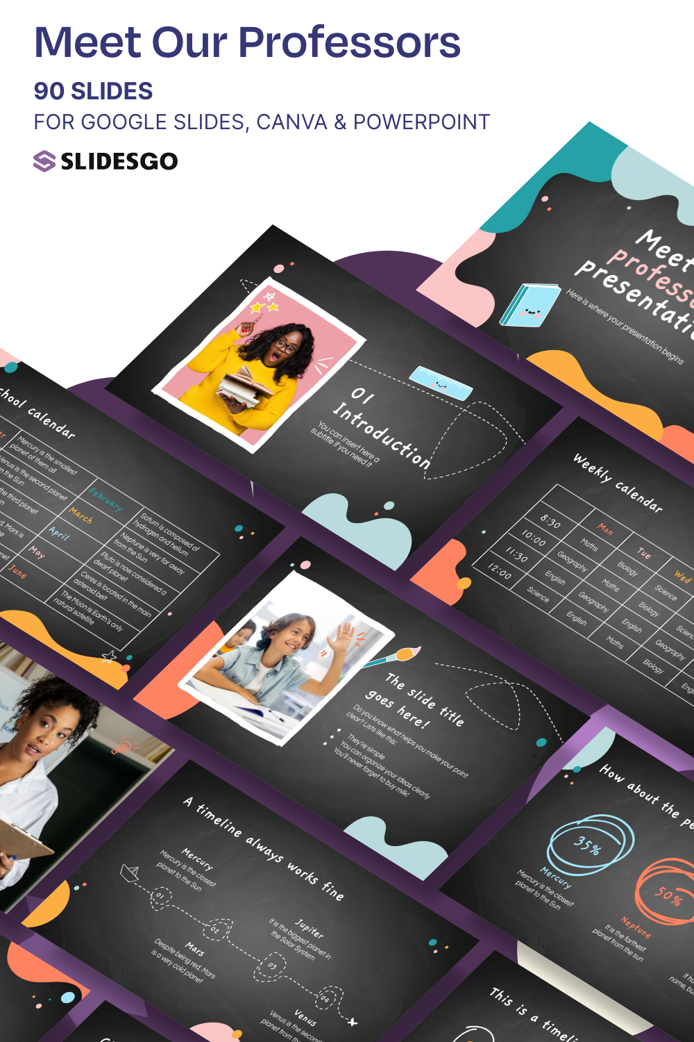 Meet Our Professors | Google Slides & PPT theme