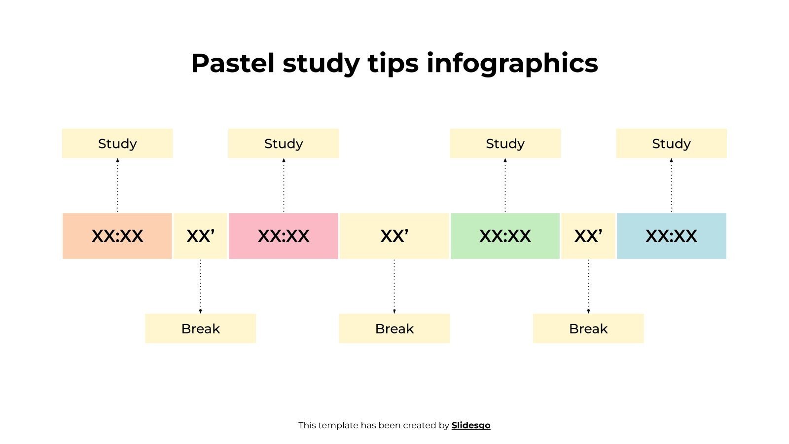 Pastel Study Tips Infographics | Google Slides