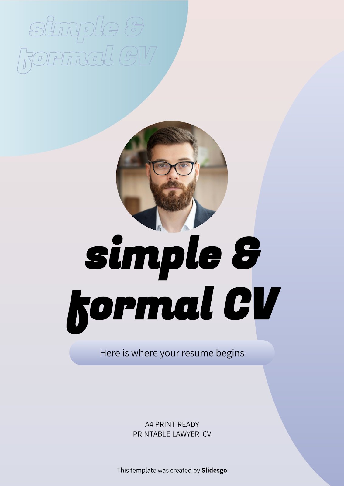 Simple & Formal CV Presentation