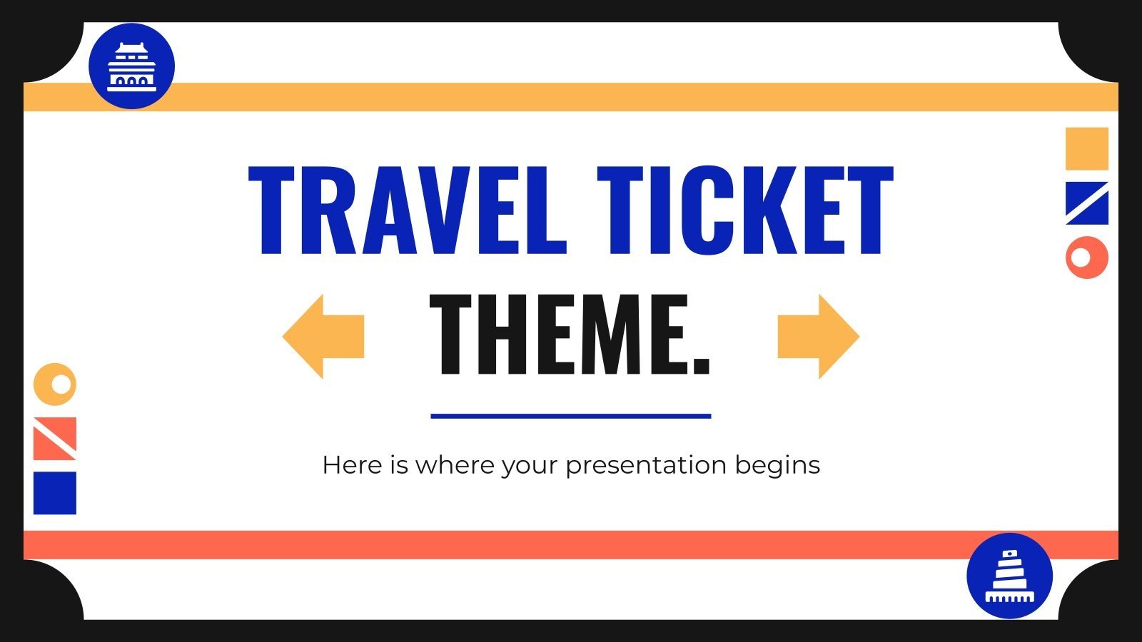 Presentación Tema de ticket de viaje