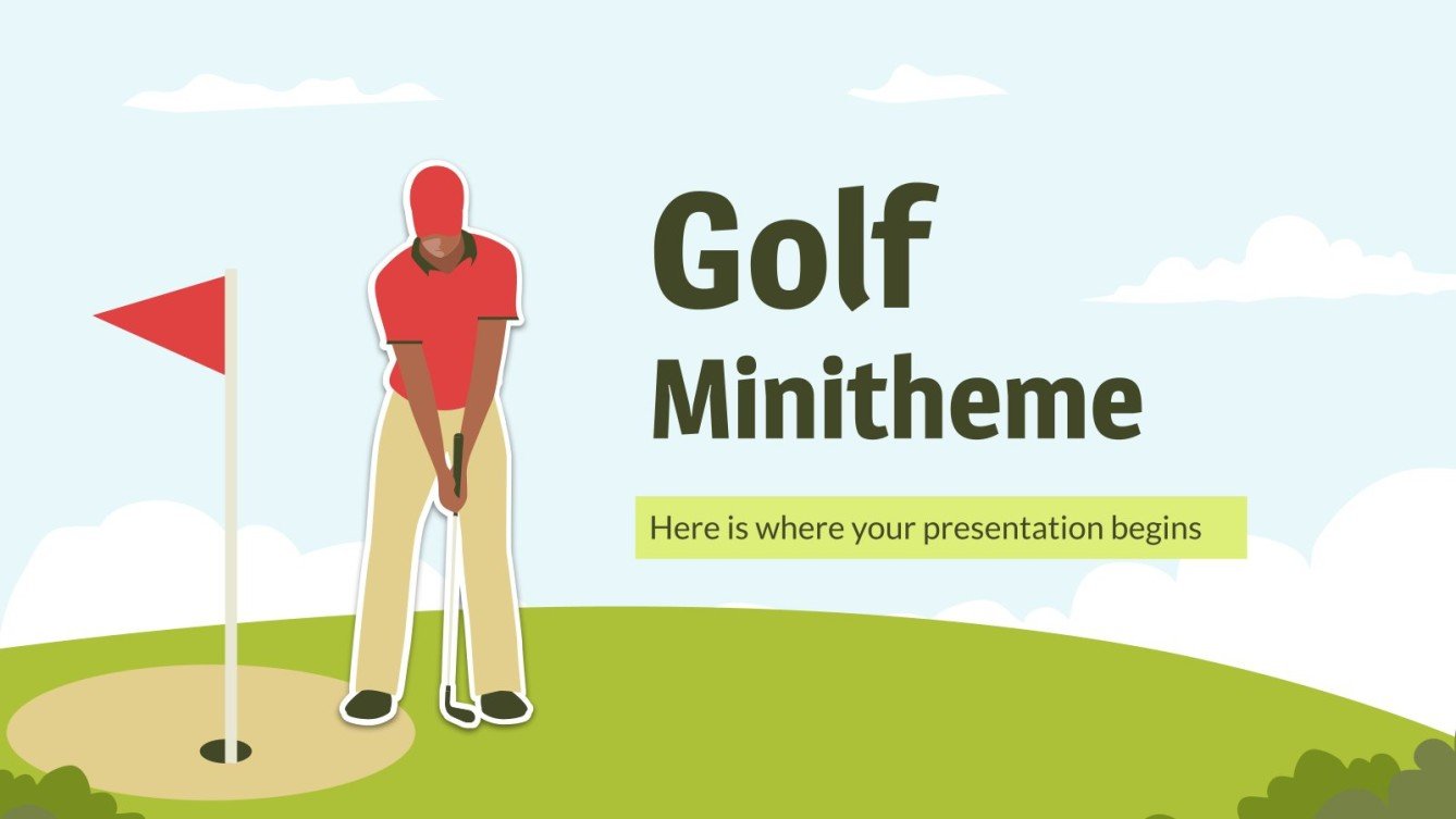Free Golf-related templates for Google Slides & PowerPoint