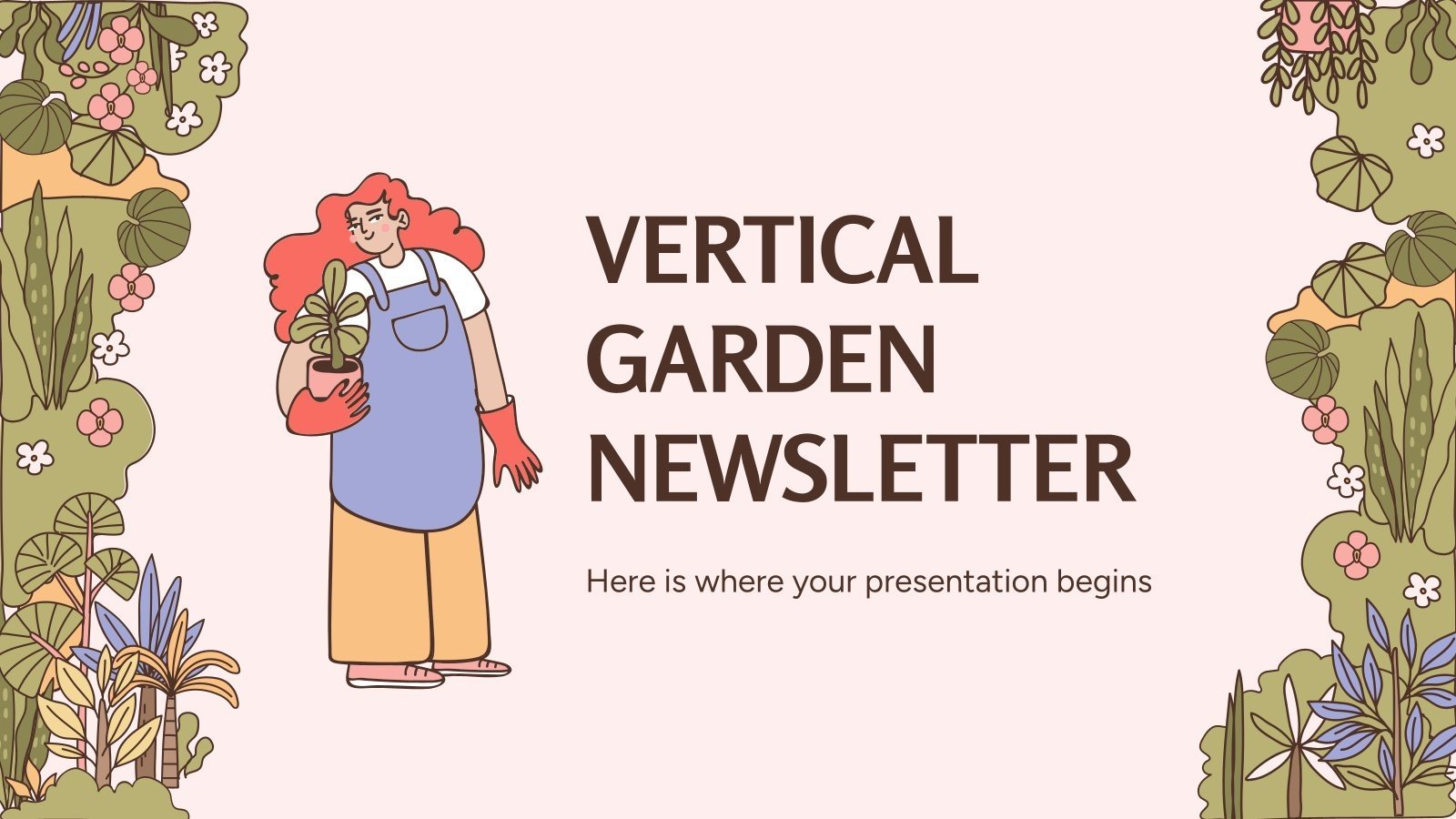 Présentation Newsletter du jardin vertical