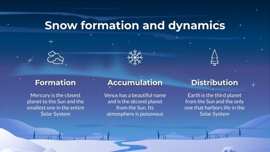 Arctic Snow Landscape Presentation