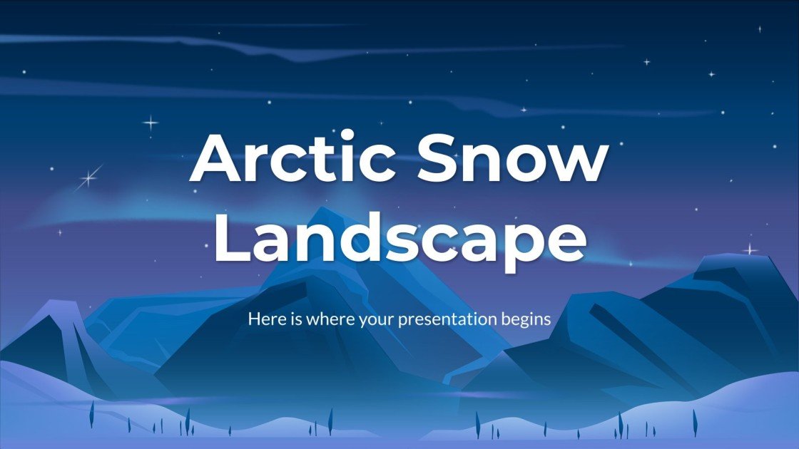 Free snow templates for Google Slides & PowerPoint