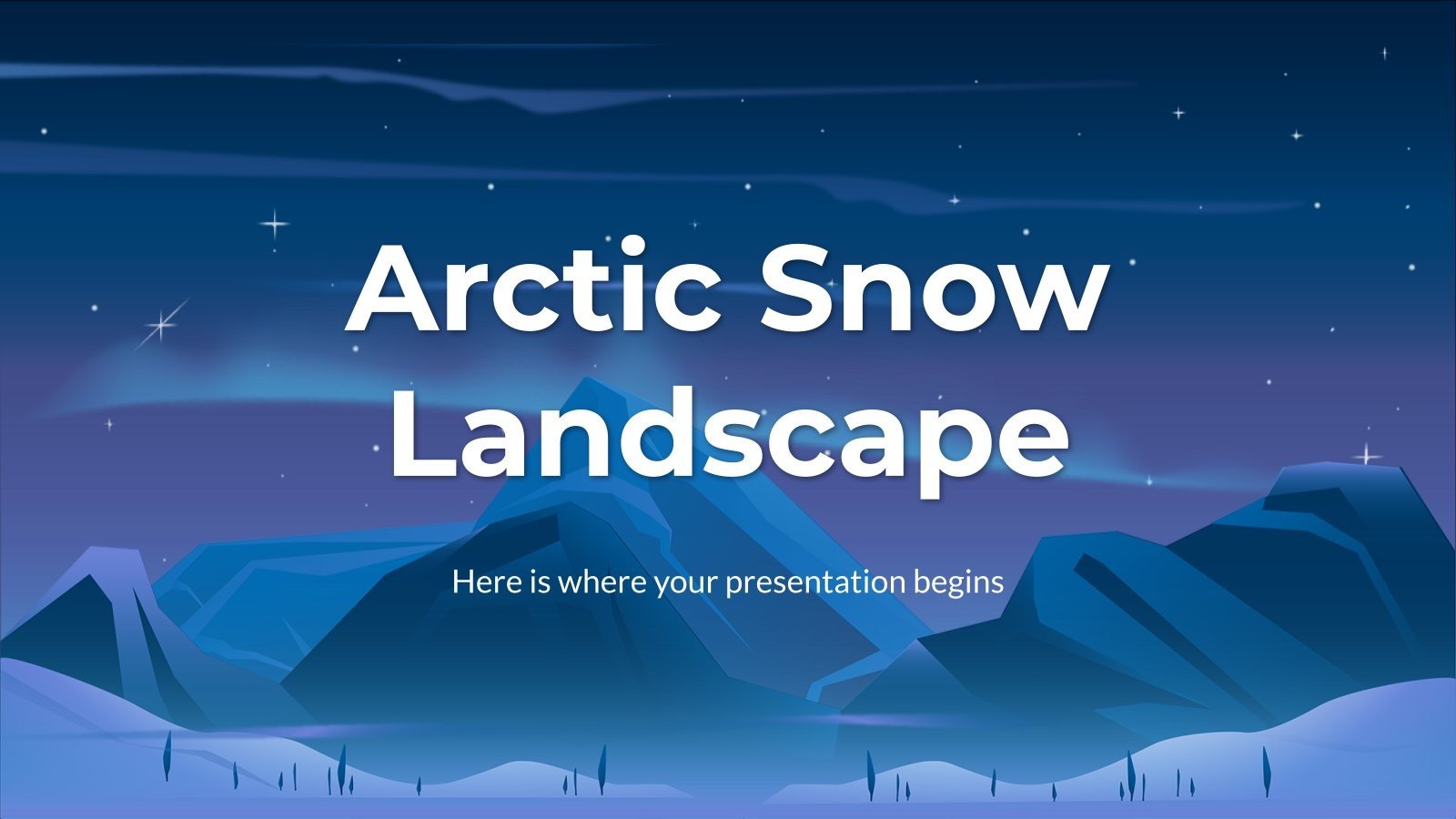 Free snow templates for Google Slides & PowerPoint