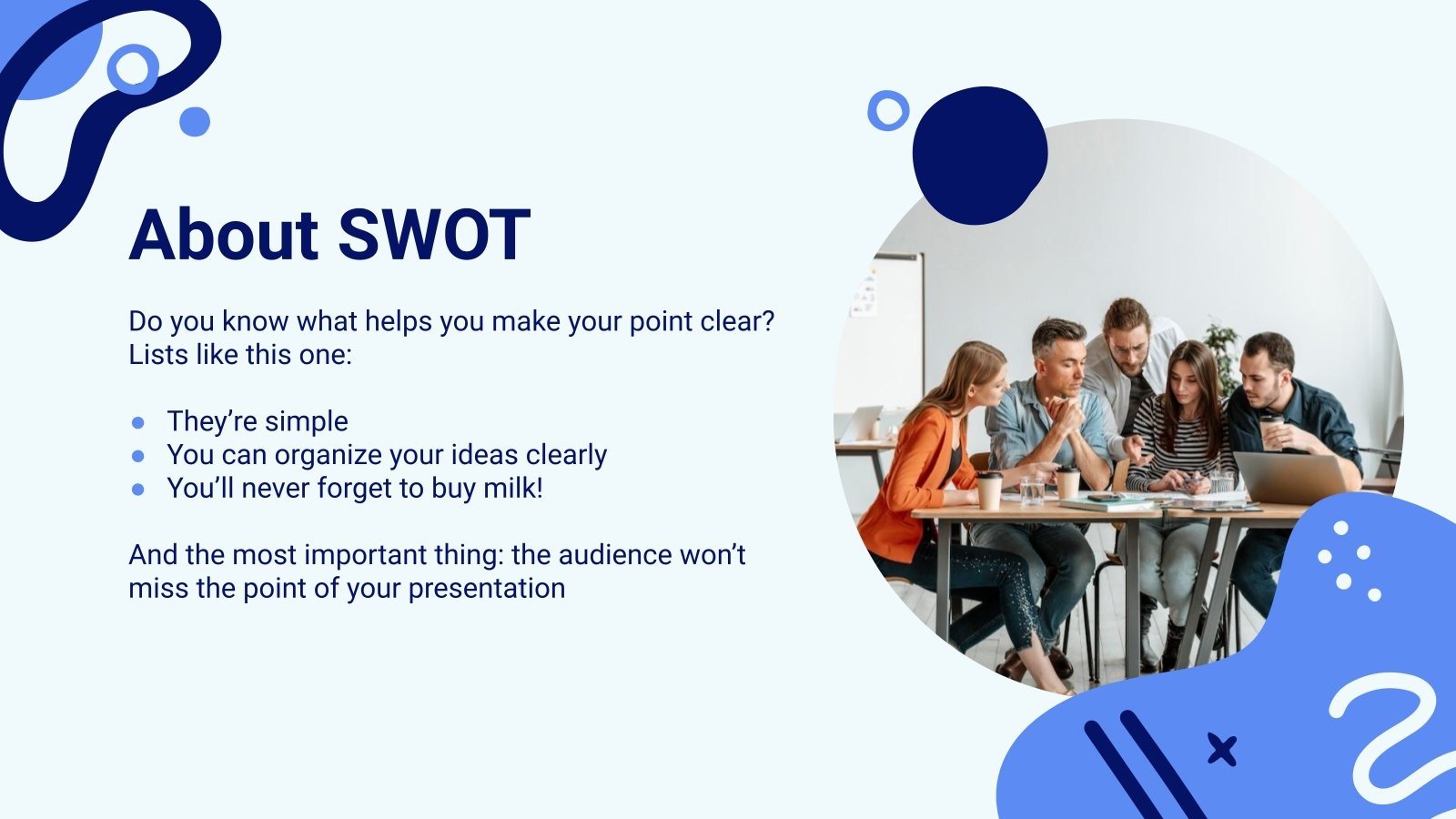 SWOT Definition Meeting Presentation