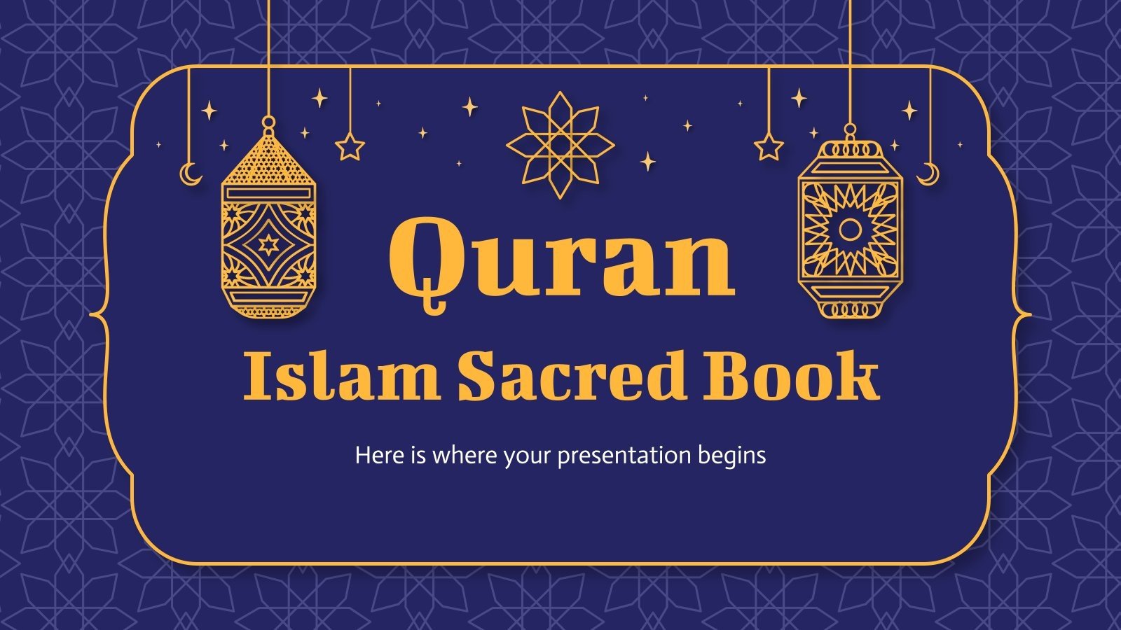 Presentación Corán - Libro Sagrado del Islam