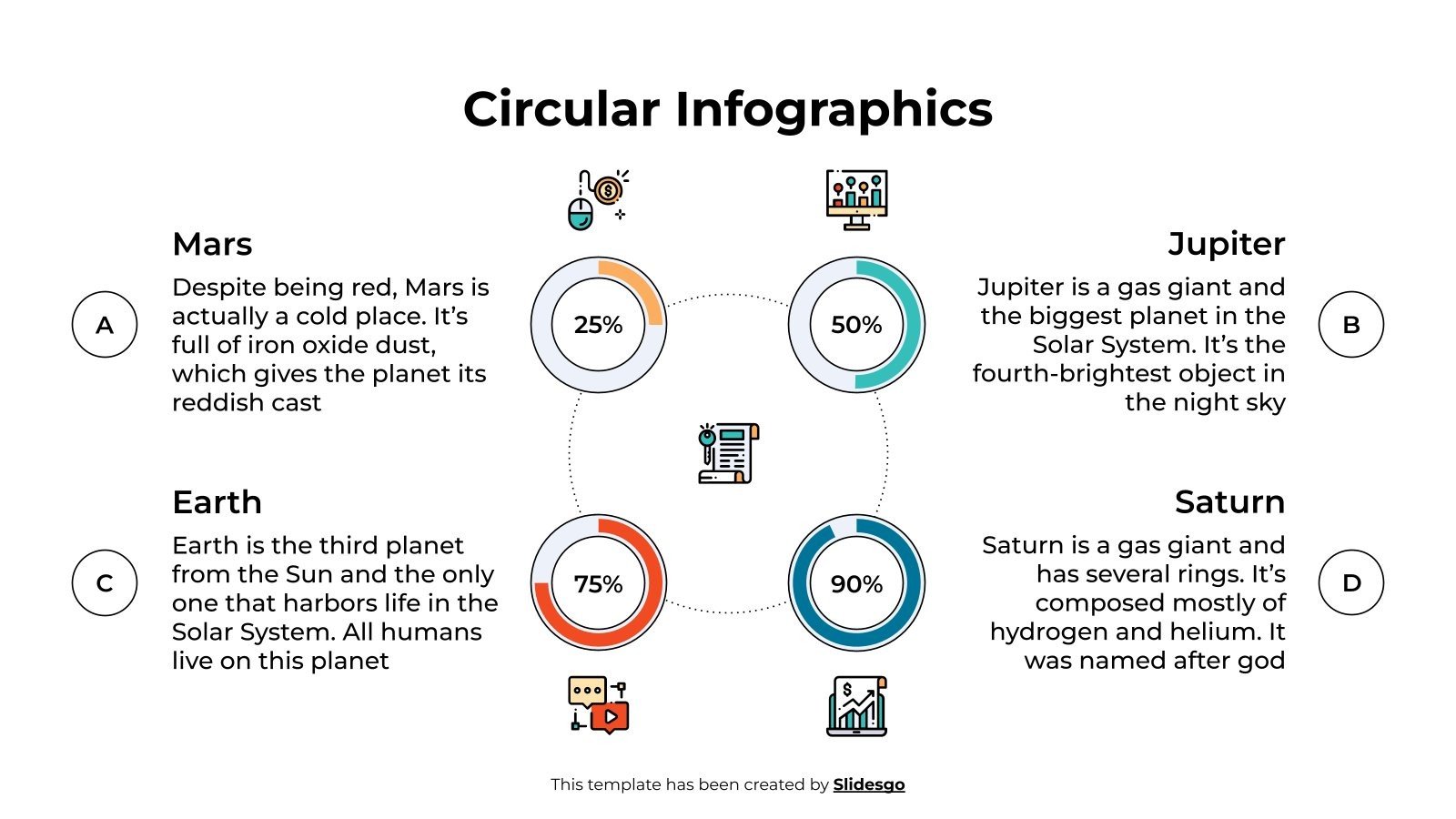 Circular Infographics Template