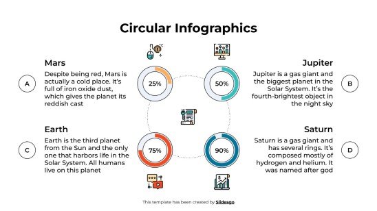 Circular Infographics Template