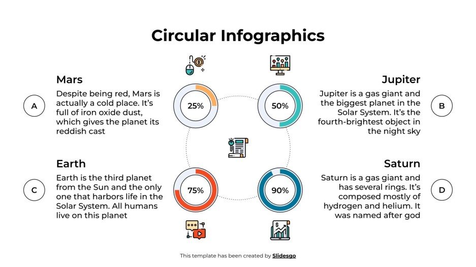 Circular Infographics Template