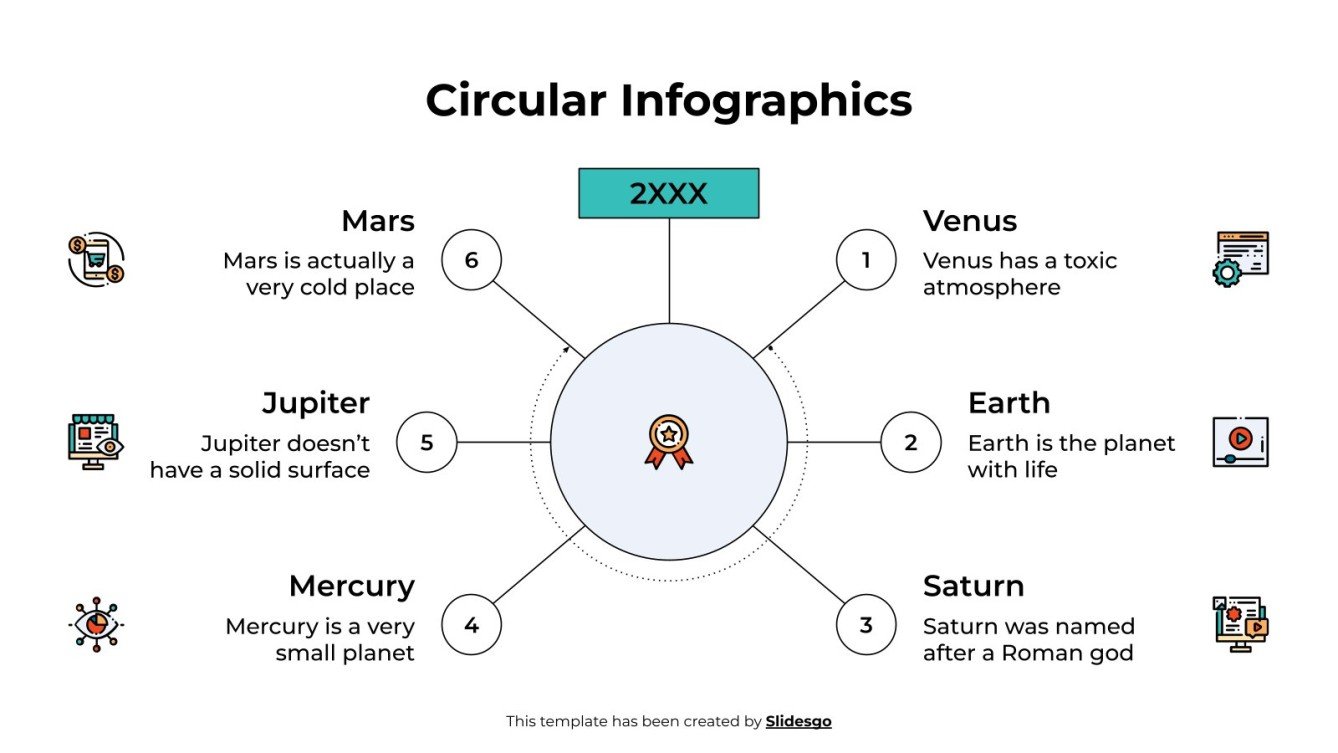 Circular Infographics Template