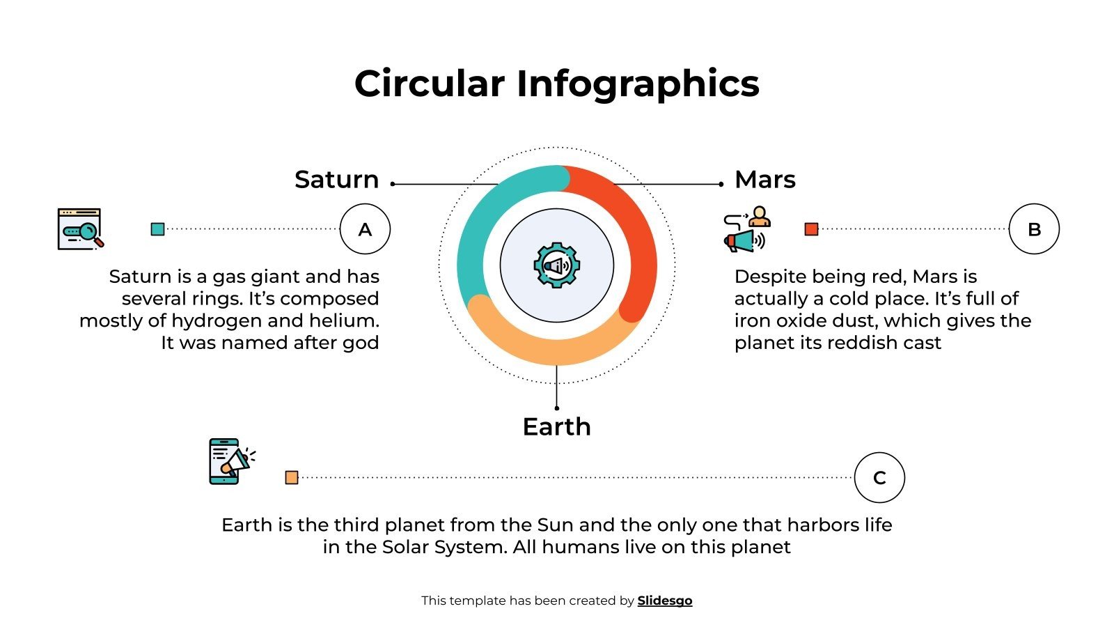 Circular Infographics Template