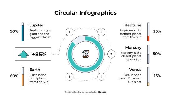 Circular Infographics Template