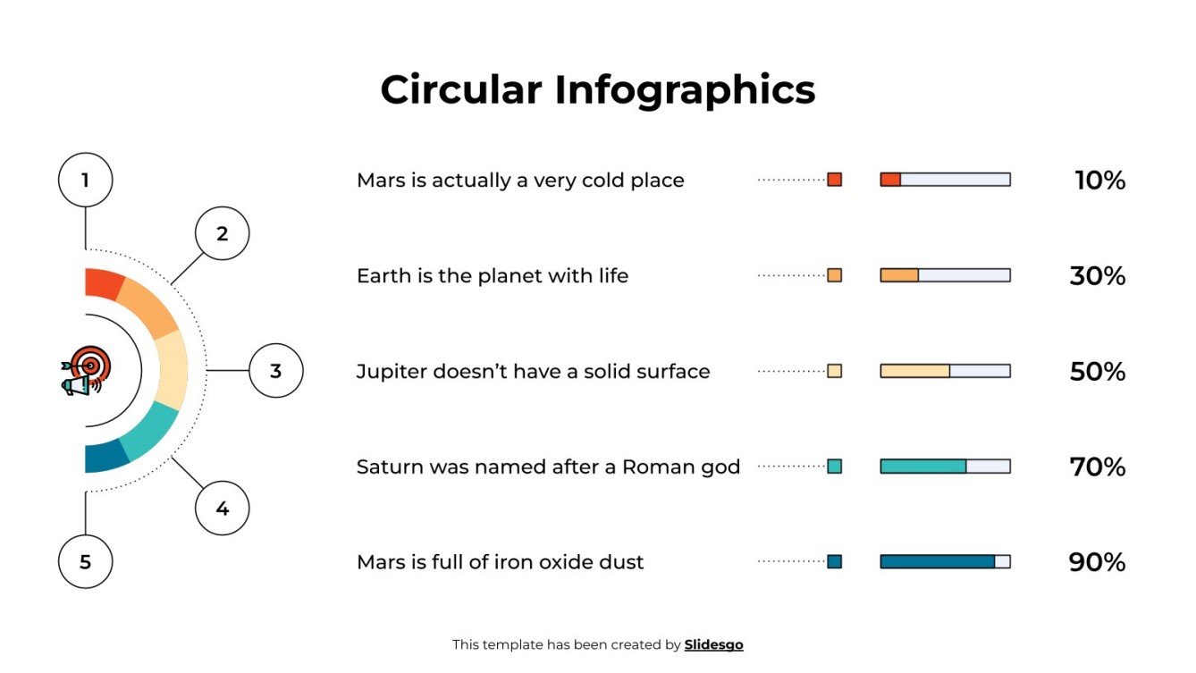 Circular Infographics Template
