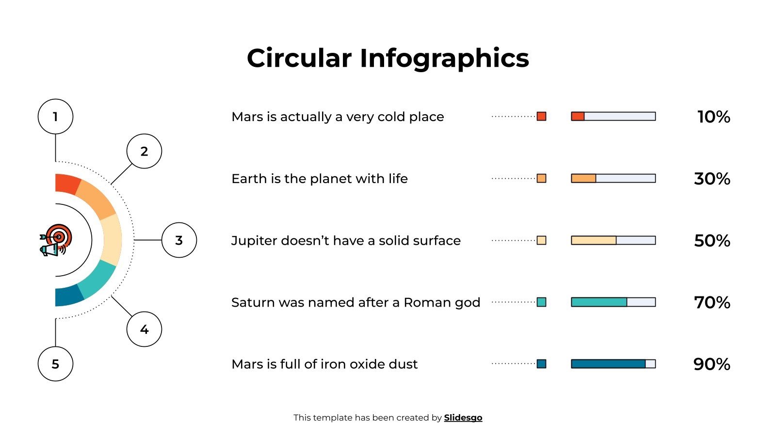 Circular Infographics Template