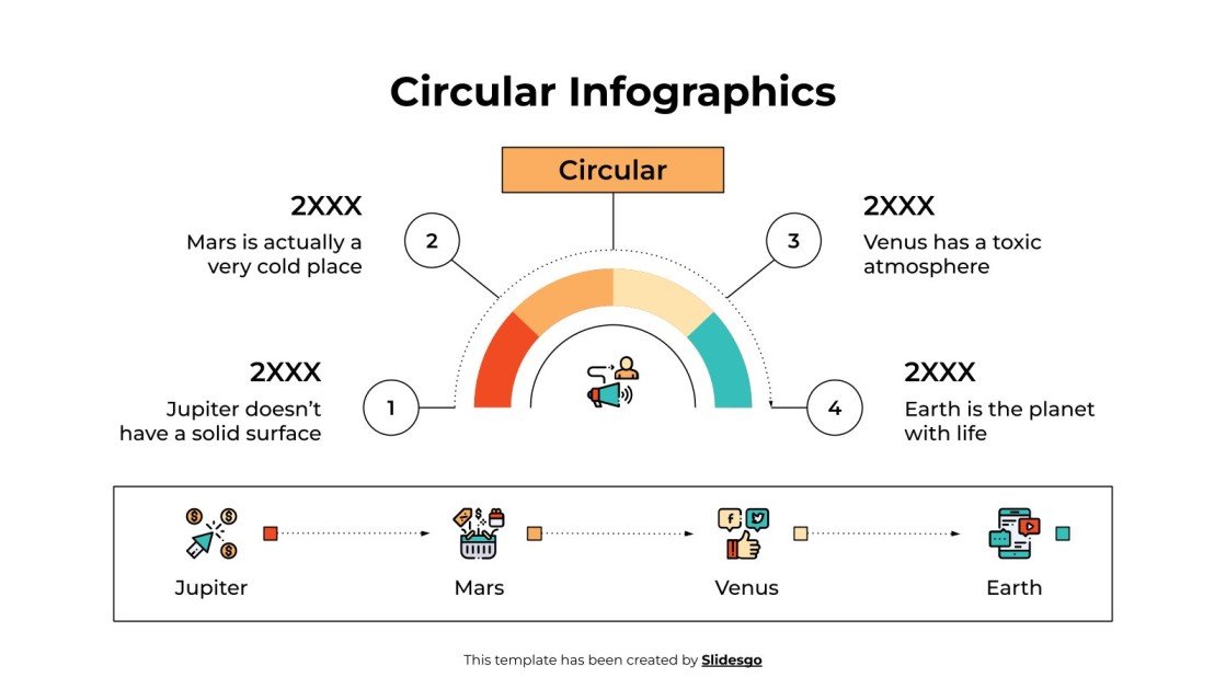 Circular Infographics Template