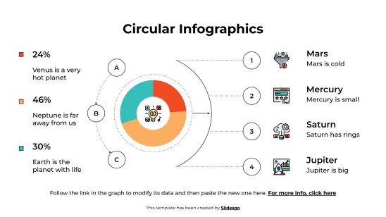 Circular Infographics Template