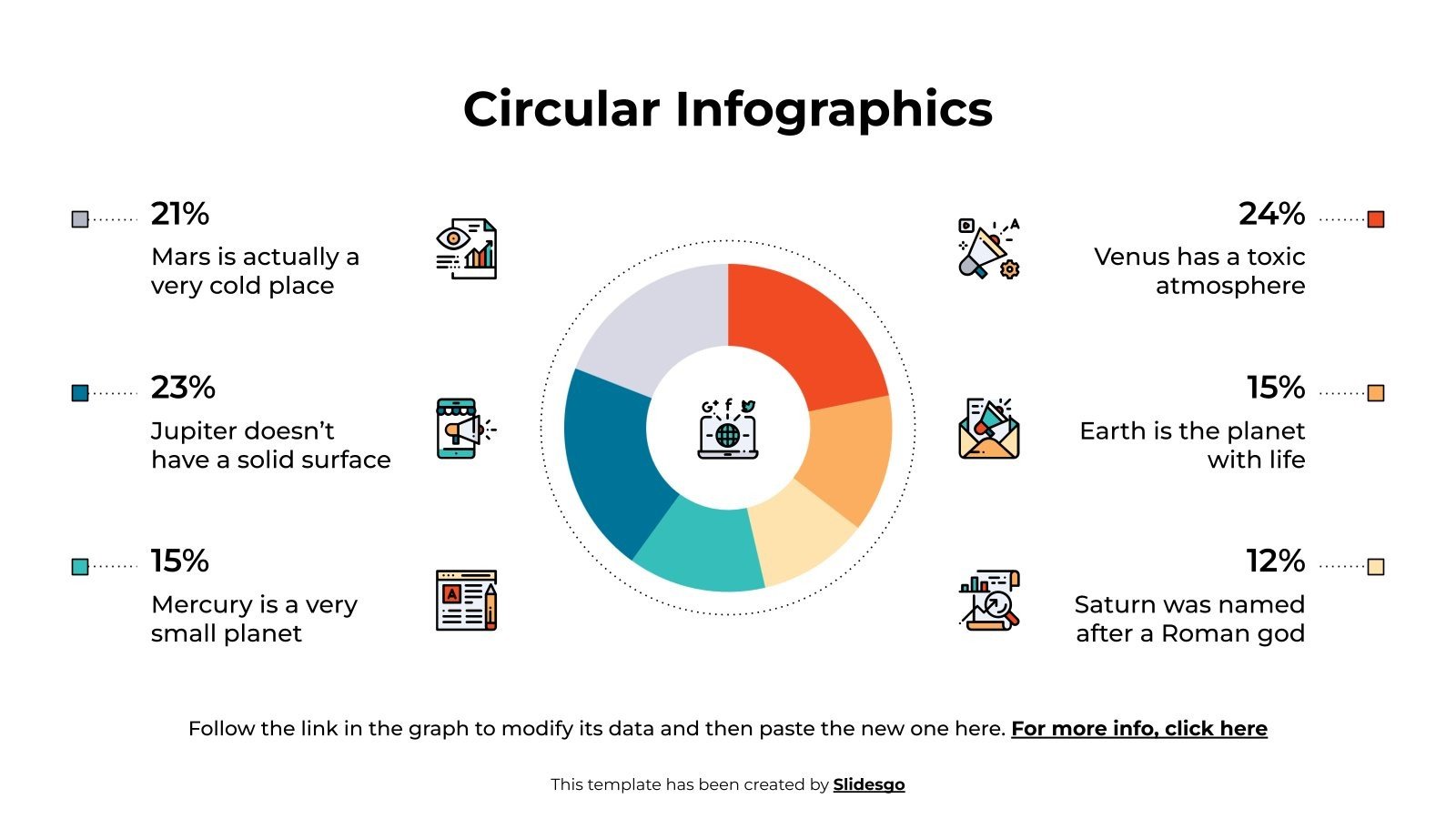 Circular Infographics Template