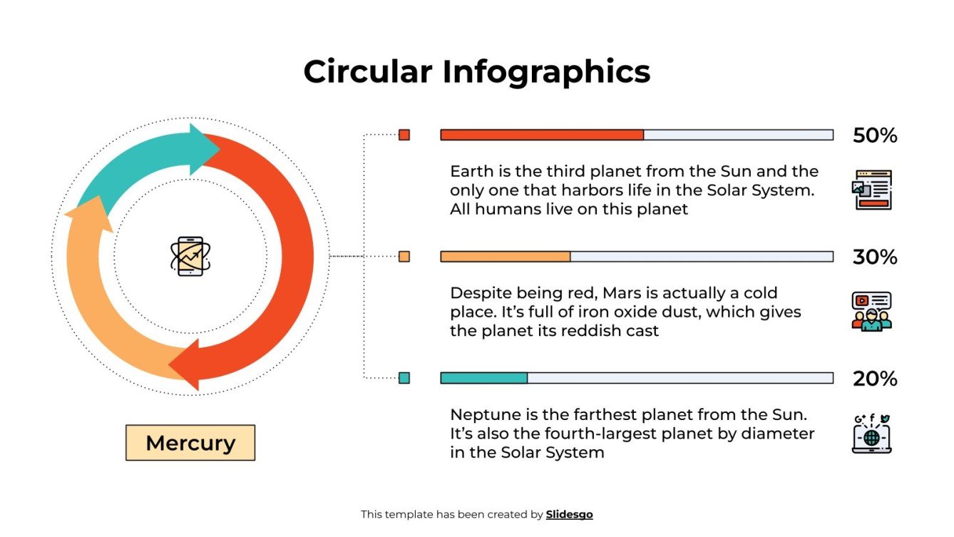Circular Infographics Template