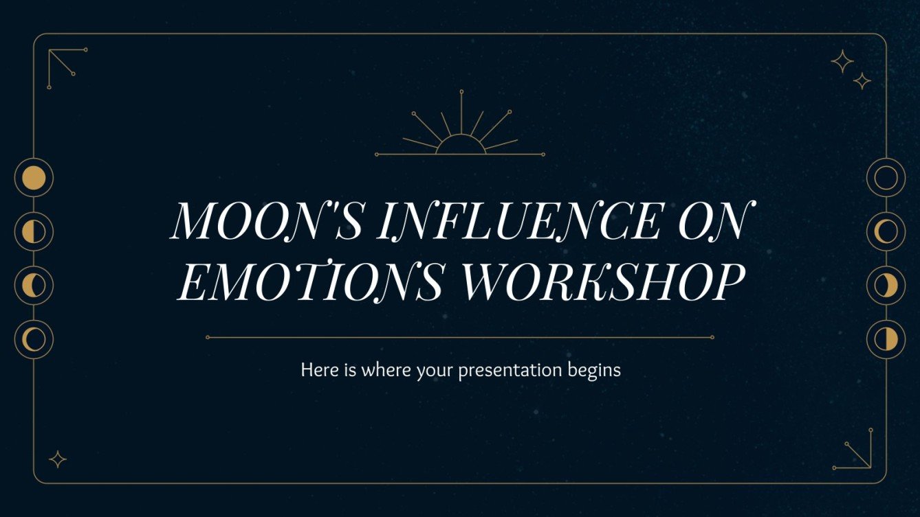 Free themes about the Moon for Google Slides & PowerPoint