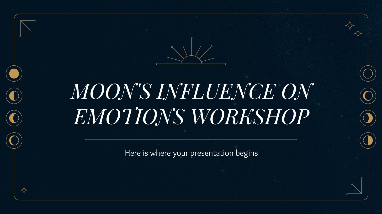Free themes about the Moon for Google Slides & PowerPoint