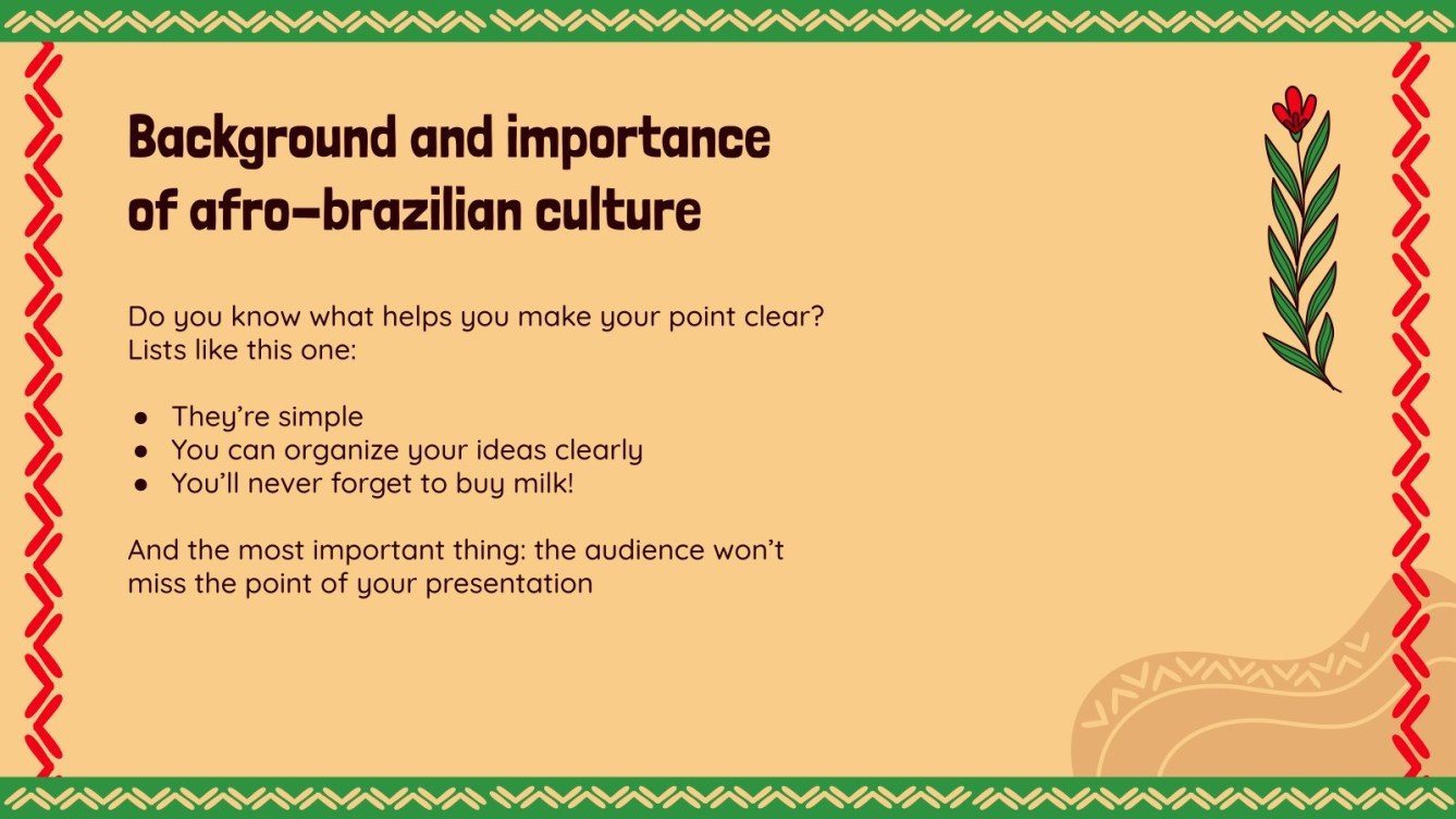 Afro Brazilian Culture Presentation