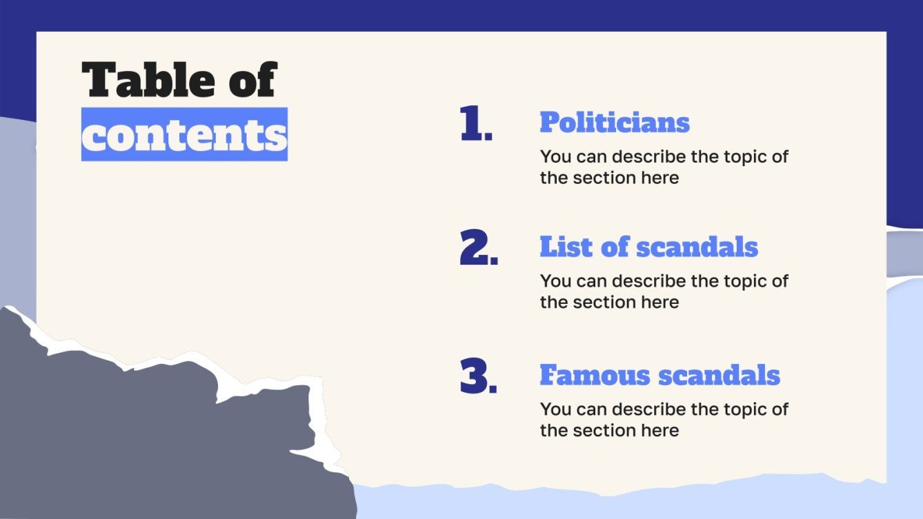 Political Scandals Presentation