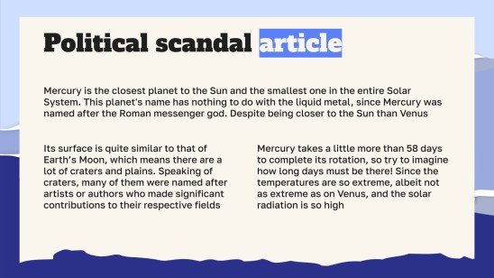 Political Scandals Presentation