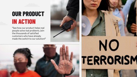 Stop terrorism! Peace Campaign Presentation