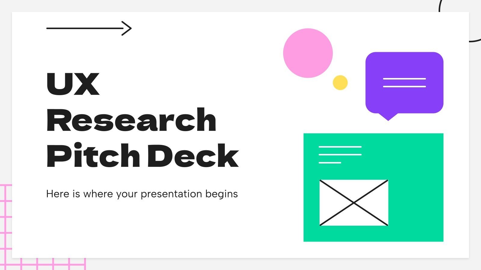 UX Research Pitch Deck Presentation