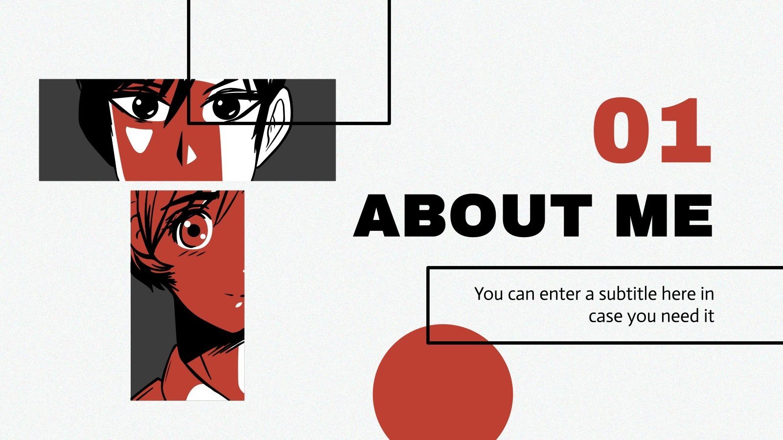 Elegant Anime Illustrator Portfolio Presentation