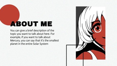 Elegant Anime Illustrator Portfolio Presentation