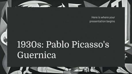 Apresentação Década de 1930: Guernica de Pablo Picasso