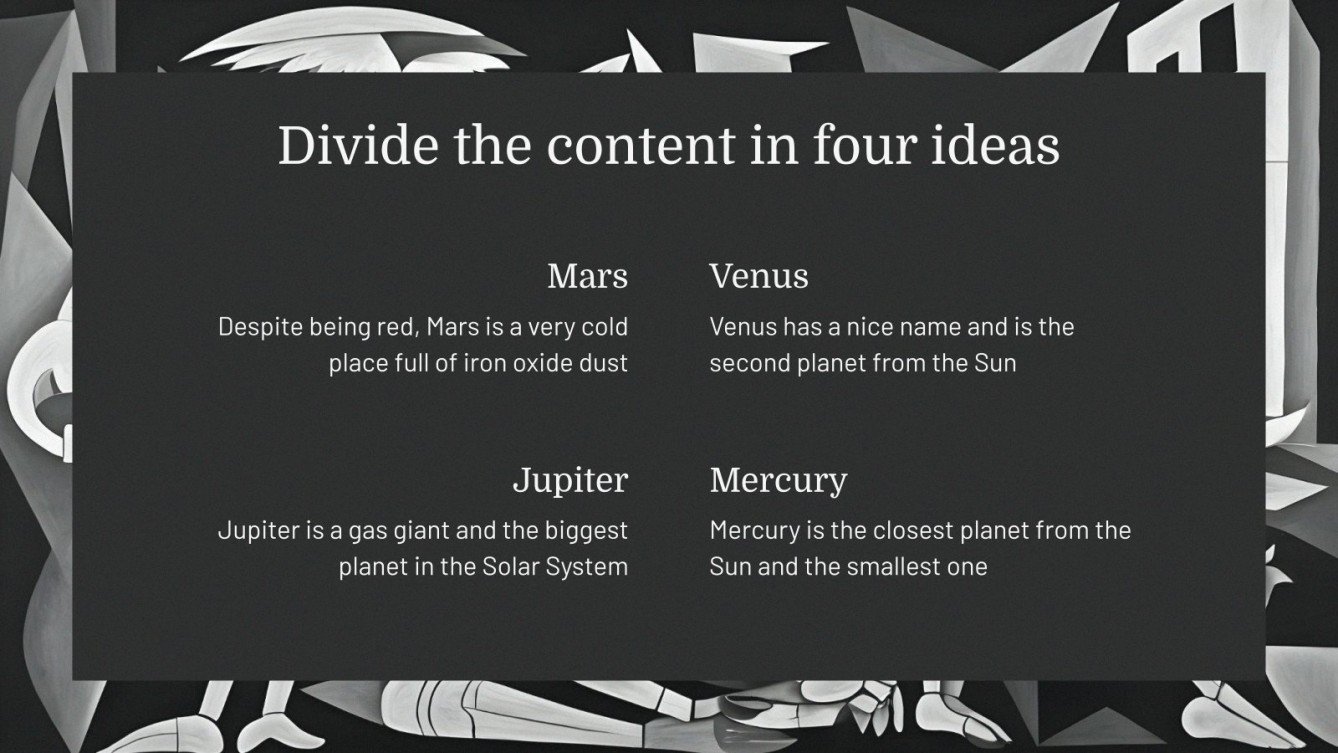 1930s: Pablo Picasso's Guernica Presentation