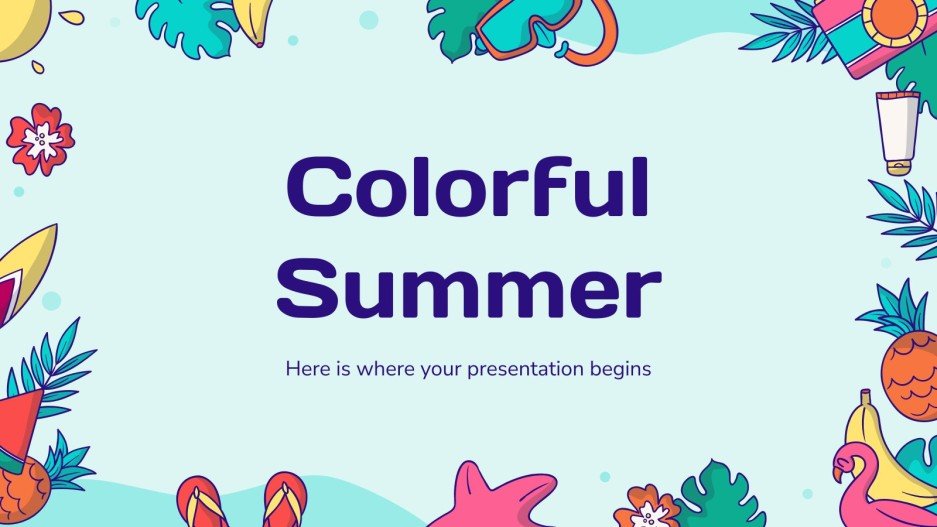 Free Tropical Google Slides themes and PowerPoint templates
