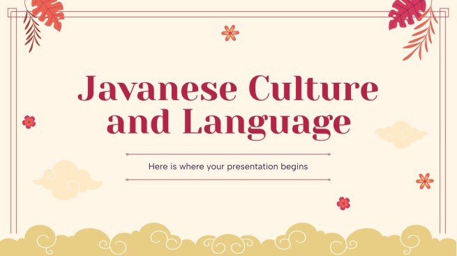 Javanese Culture and Language Presentation