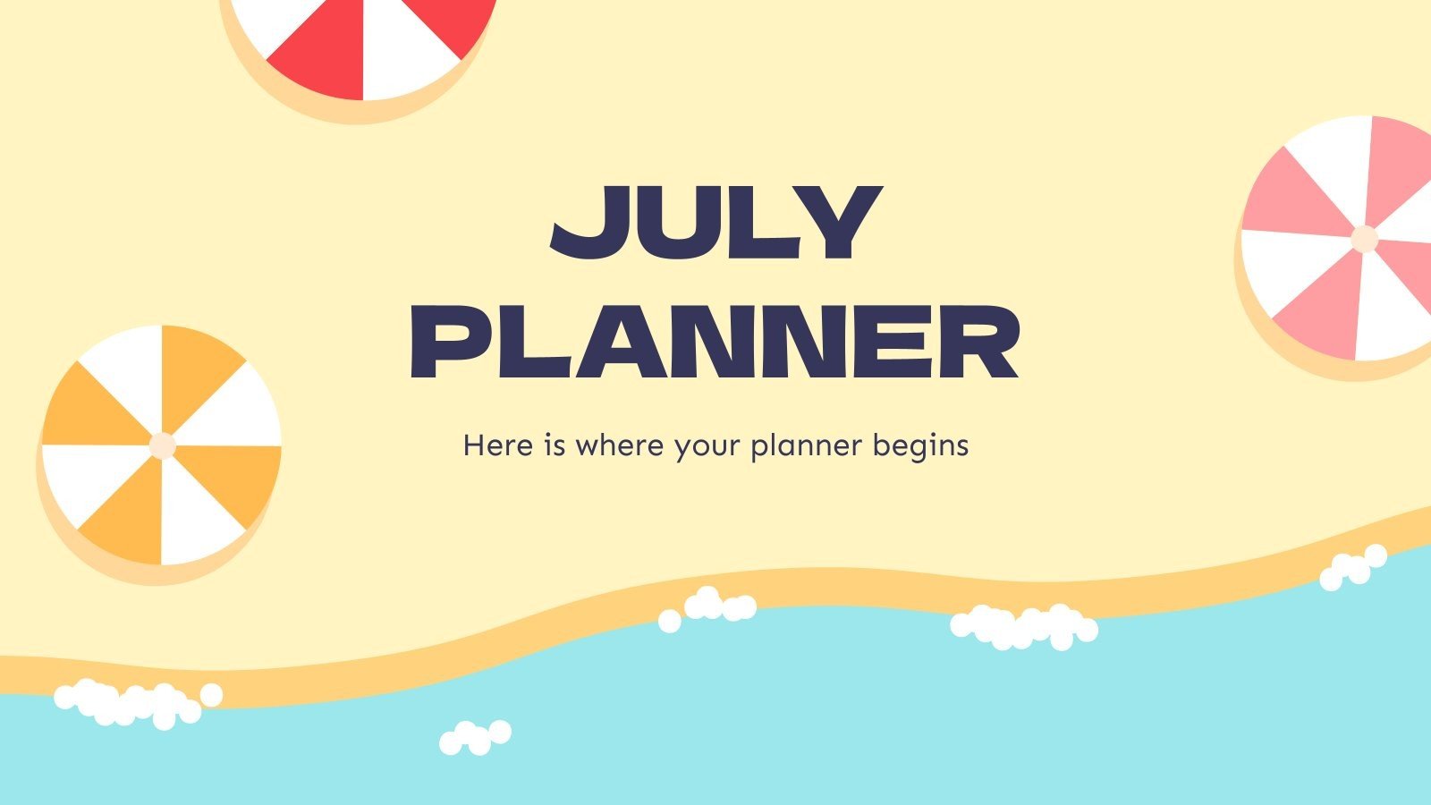 Free Google Slides & PPT presentation templates about vacation