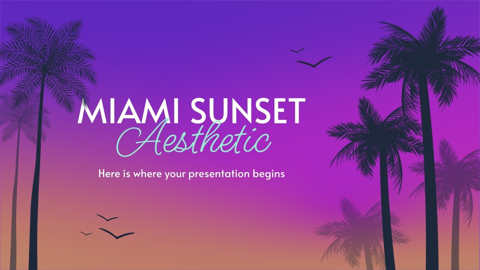 Free Sunset-themed templates for Google Slides & PowerPoint