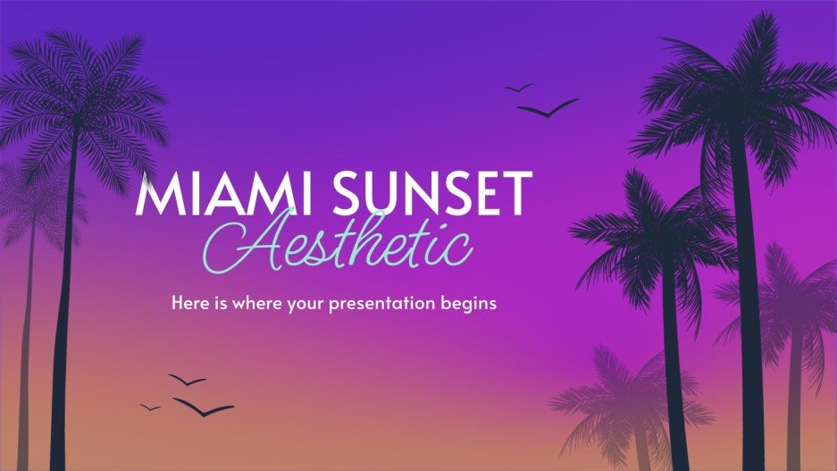 Free Sunset-themed templates for Google Slides & PowerPoint