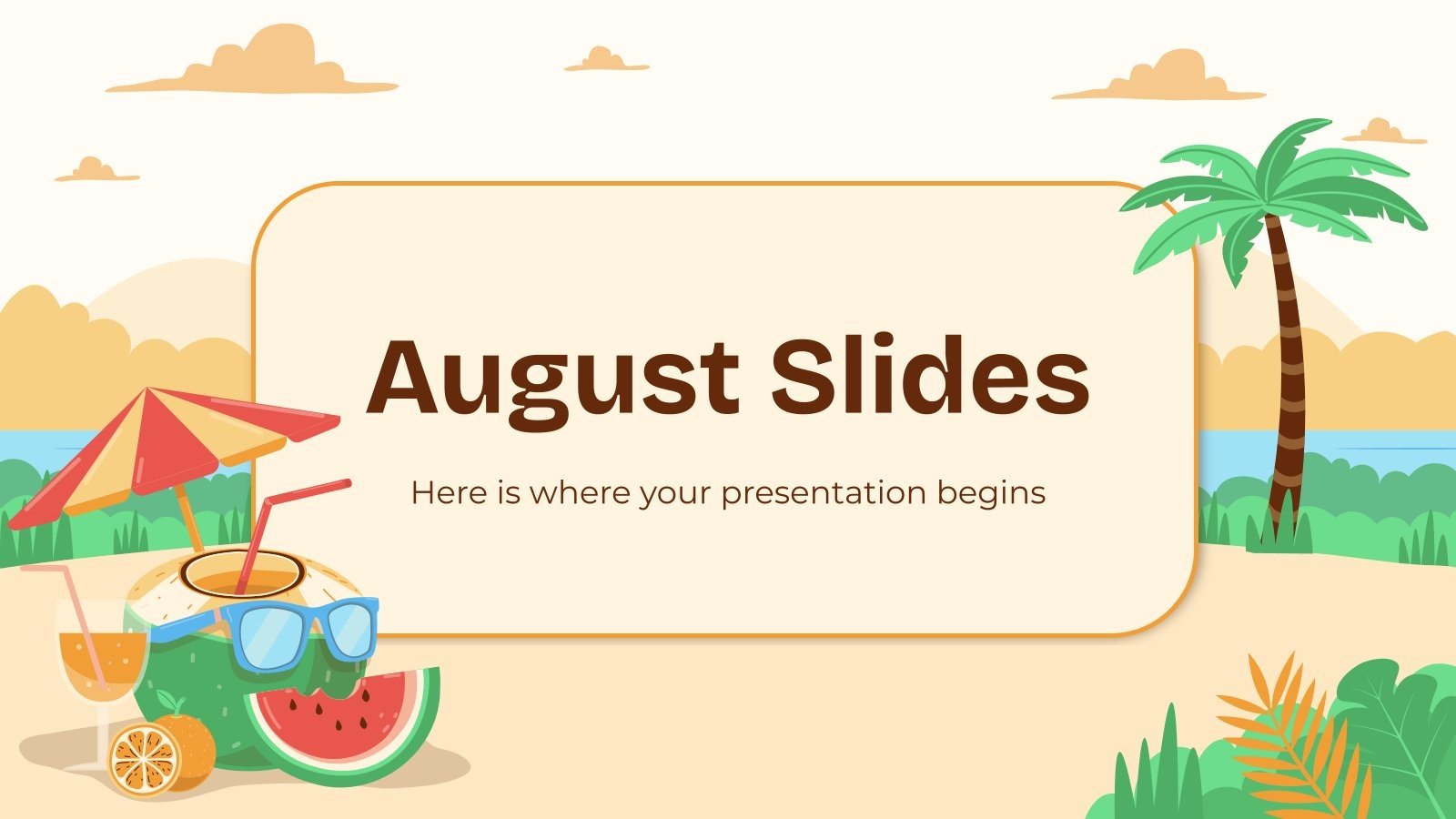 Apresentação Apresentações de agosto