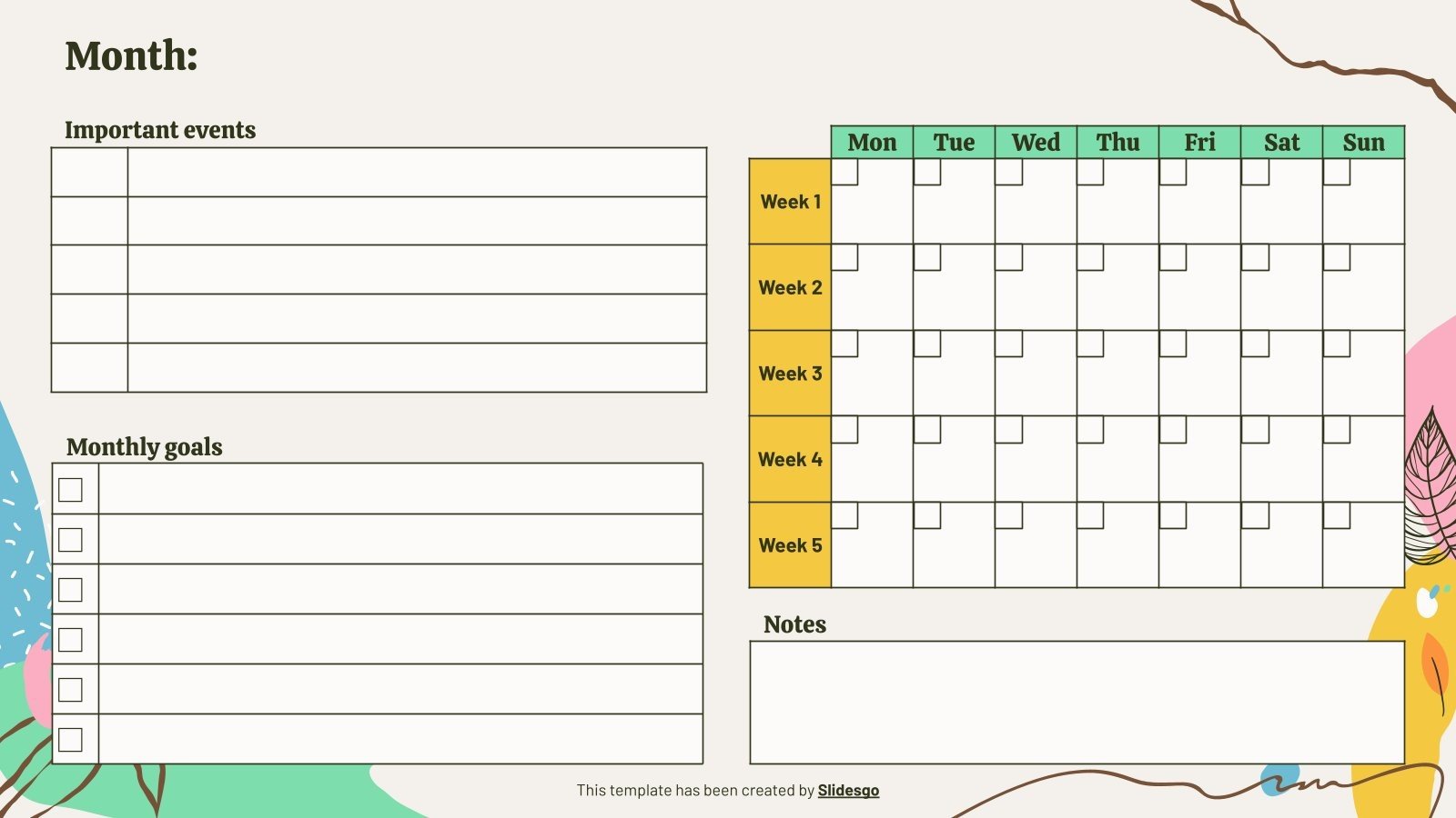 August Planner Presentation