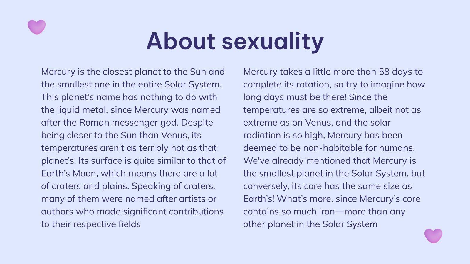 Gender and Sexuality Workshop Presentation