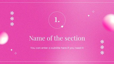 Pink Theme Presentation