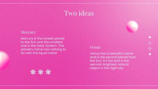 Pink Theme Presentation