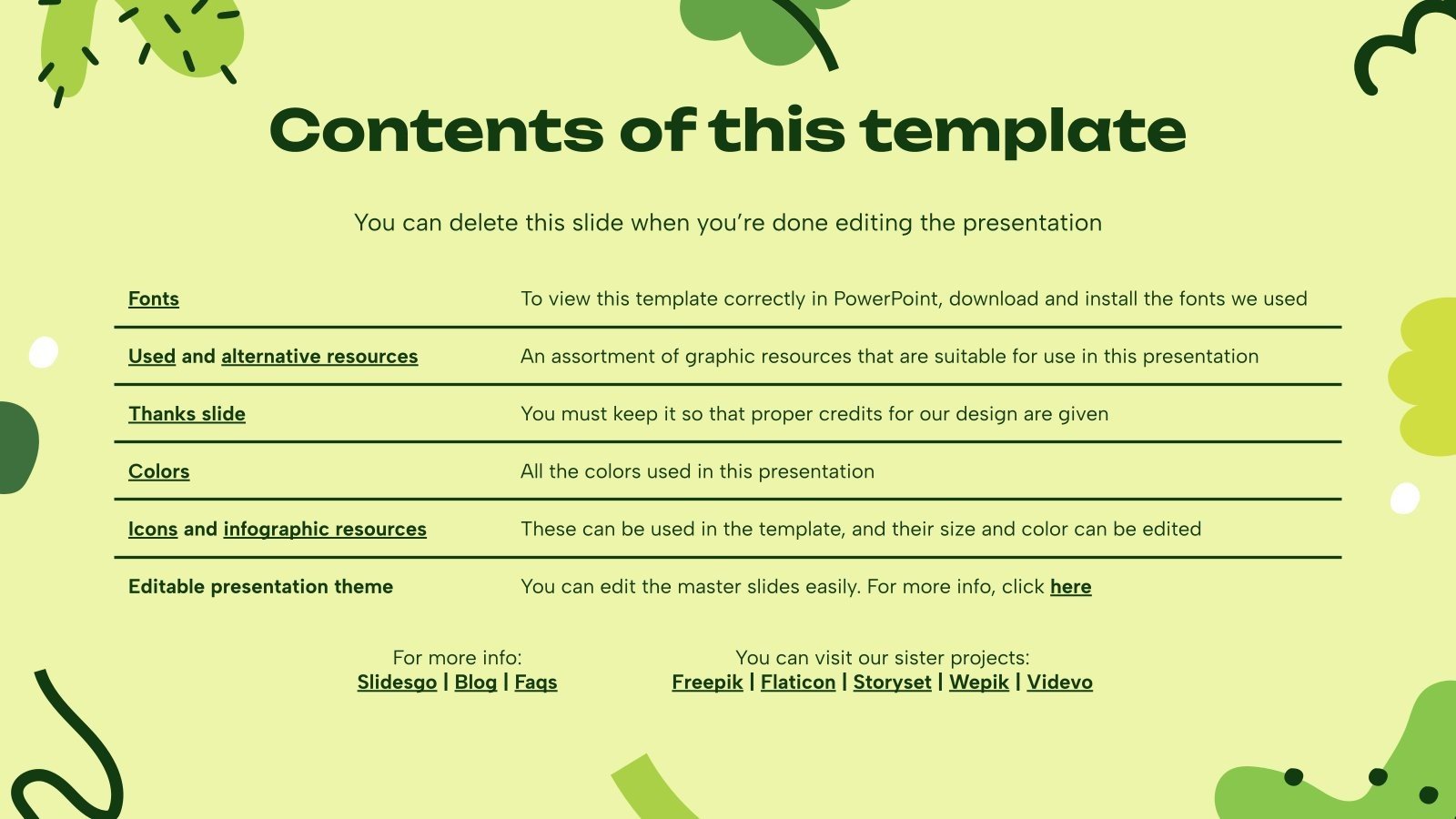 Green Theme Presentation