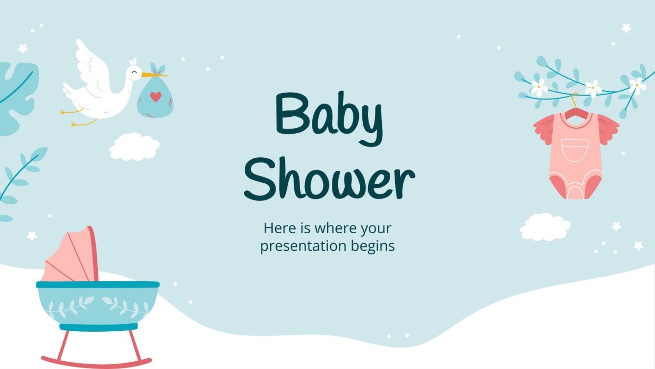Free baby-themed templates for Google Slides and PPT